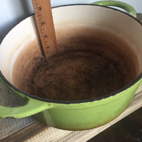 well equiped kitchen | Kitchen | Green Cast Iron Dutch Oven Cookware ...